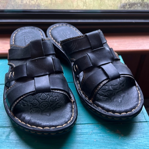 Born | Shoes | Born Myla Black Sandals | Poshmark